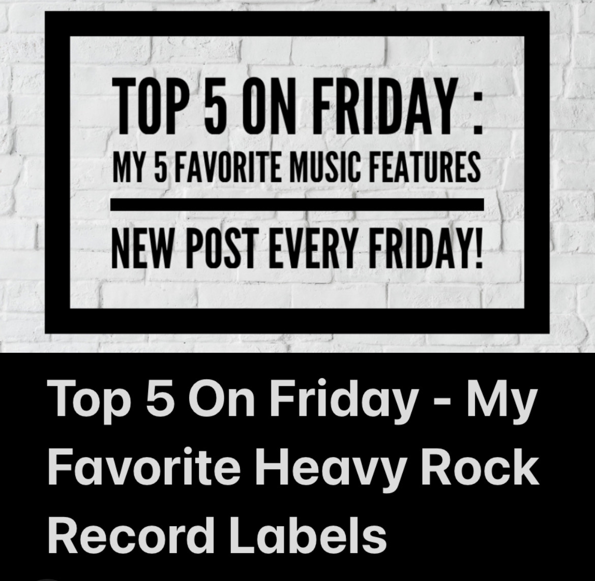 Top 5 On Friday - My Favorite Heavy Rock Record Labels - Jam Yeti Music ...